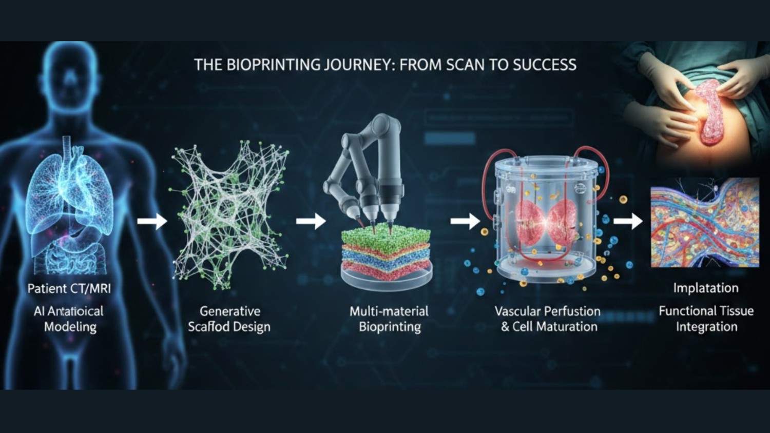 AI-Powered 3D Bioprinting for Tissue Grafts in Precision Medicine